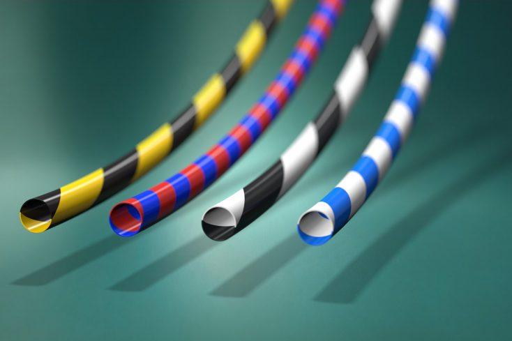 Zebra Spiral PTFE Heat Shrink | Advanced Medical Tubing | Optinova